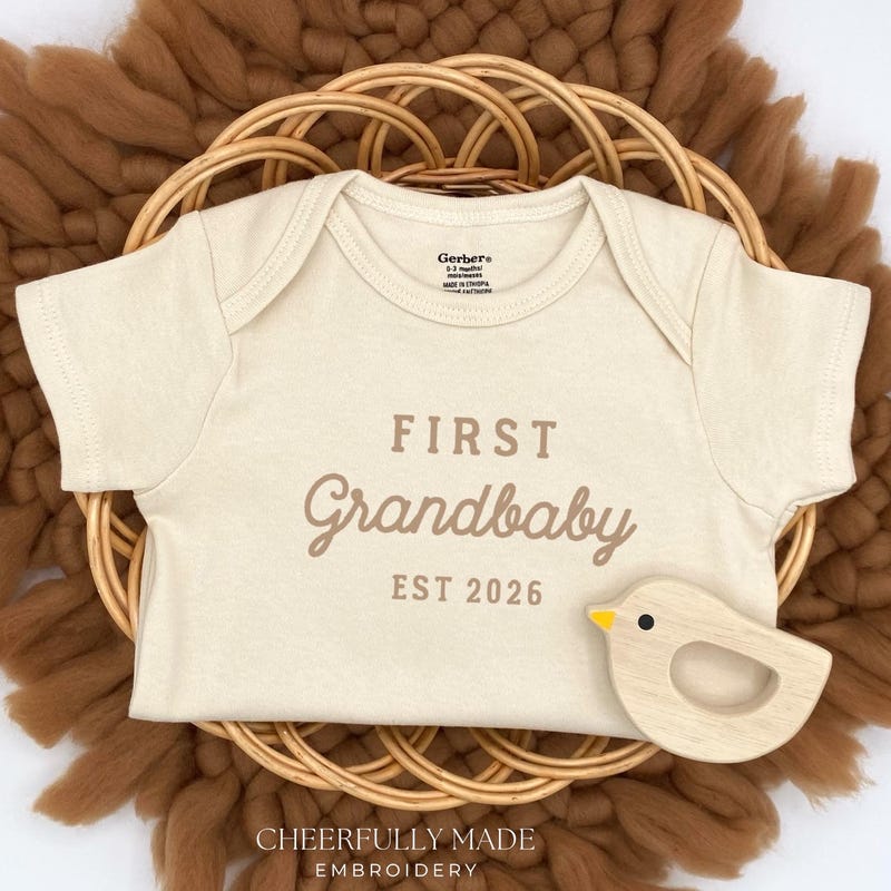 First Grandchild Est 2026 - Etsy