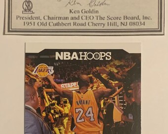 Signed Kobe Bryant Card - Etsy
