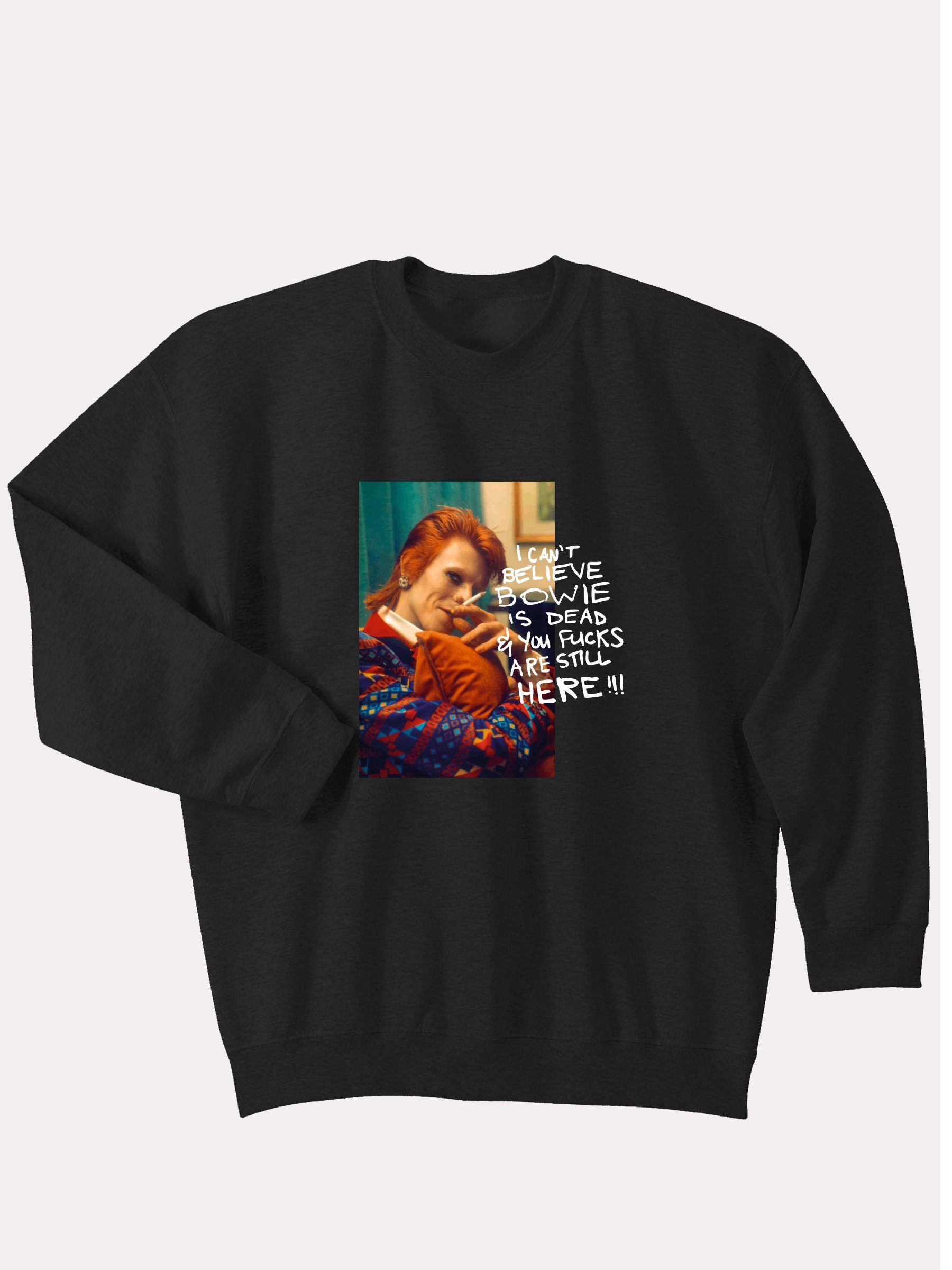 David Bowie Sweatshirt and Hoodie David Bowie Shirt With - Etsy