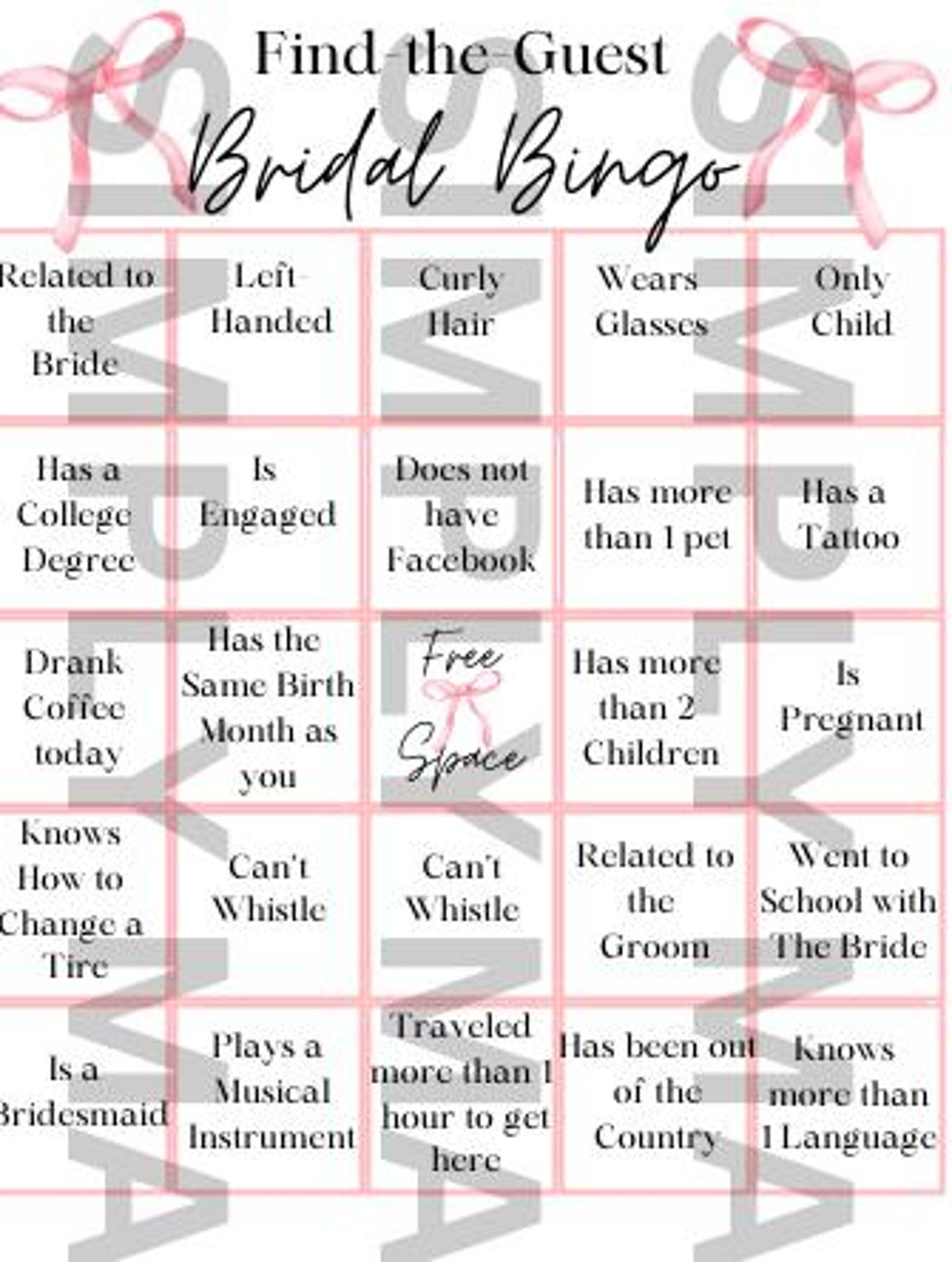 She's "tying" the Knot Bridal Shower Theme Games - Etsy