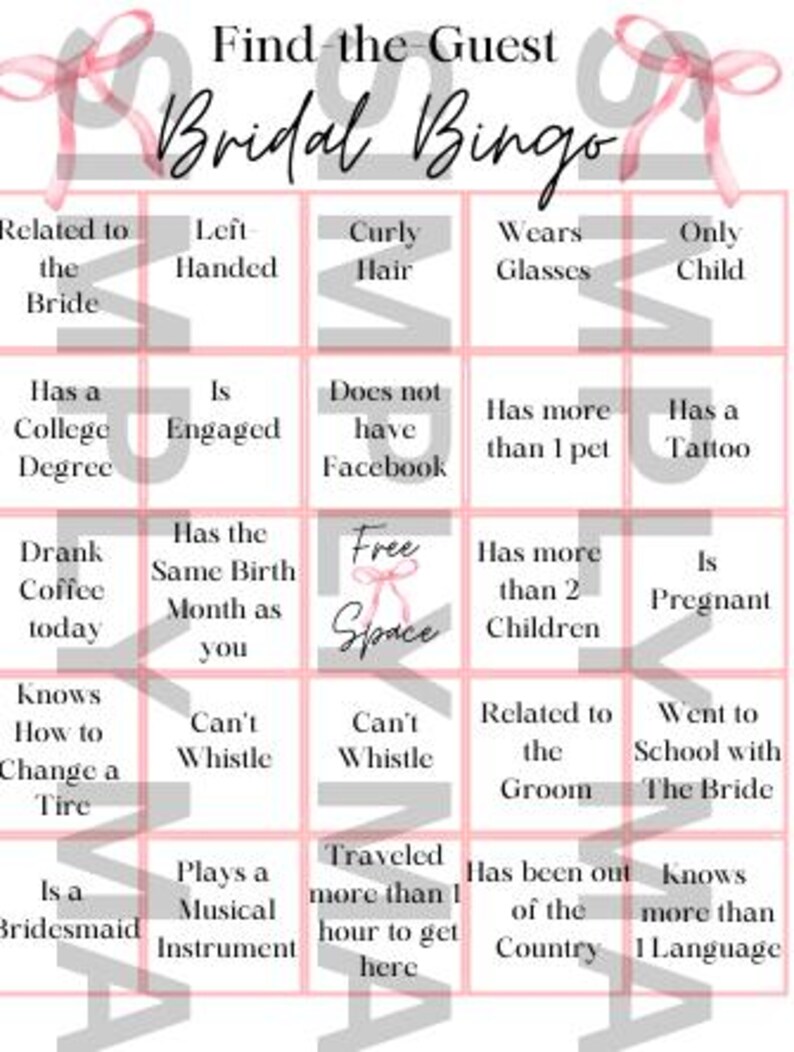 She's tying the Knot Bridal Shower Theme Games - Etsy