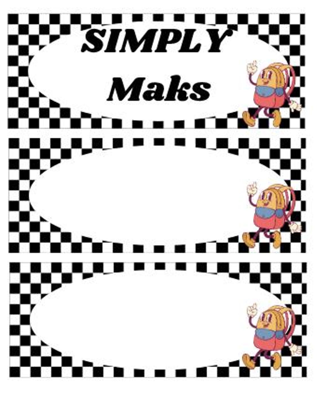 Checkered Classroom Theme! - Etsy