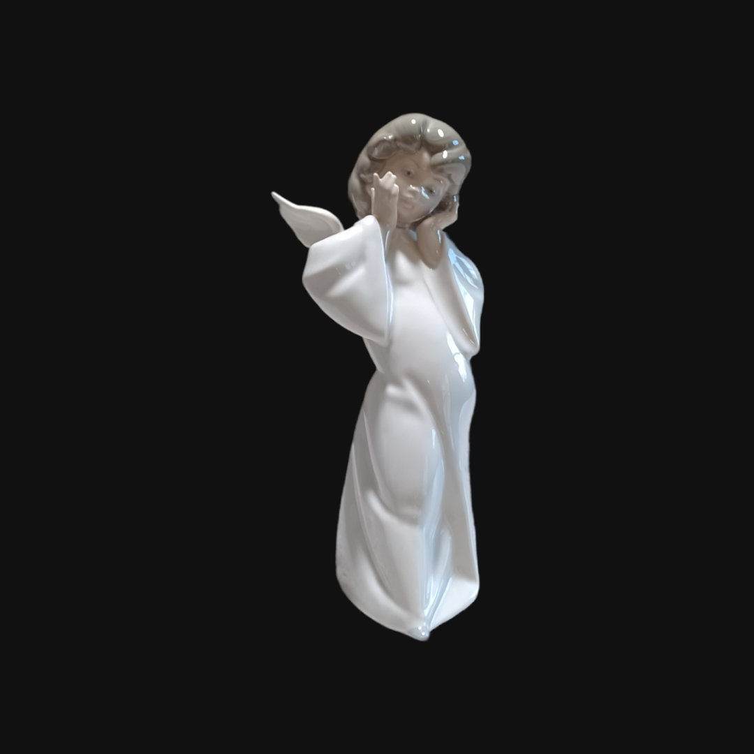 Lladro Mime Angel Porcelain Figurine Glossy Finish Item Number - Etsy
