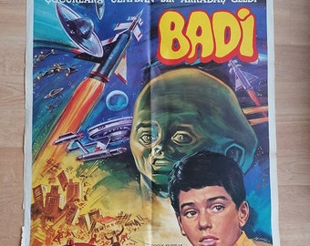 1980 Original Godzilla Vs. Gamera Turkish Movie Poster One Sheet ...