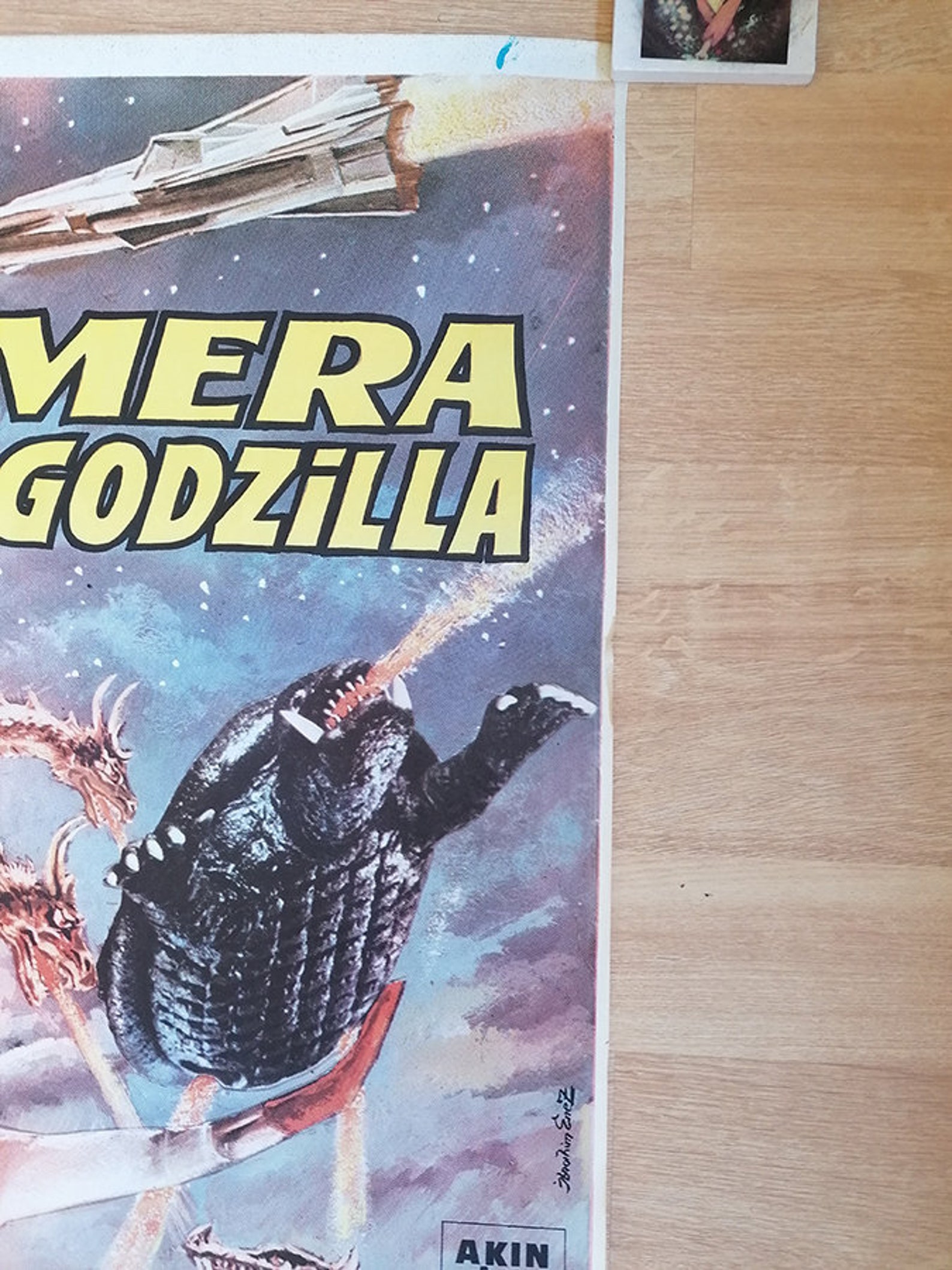 Gamera Flying Godzilla Uchu Kaijû Gamera Original Vintage Movie Cinema ...