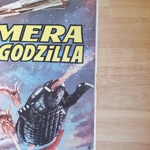 Gamera Flying Godzilla Uchu Kaijû Gamera Original Vintage Movie Cinema ...