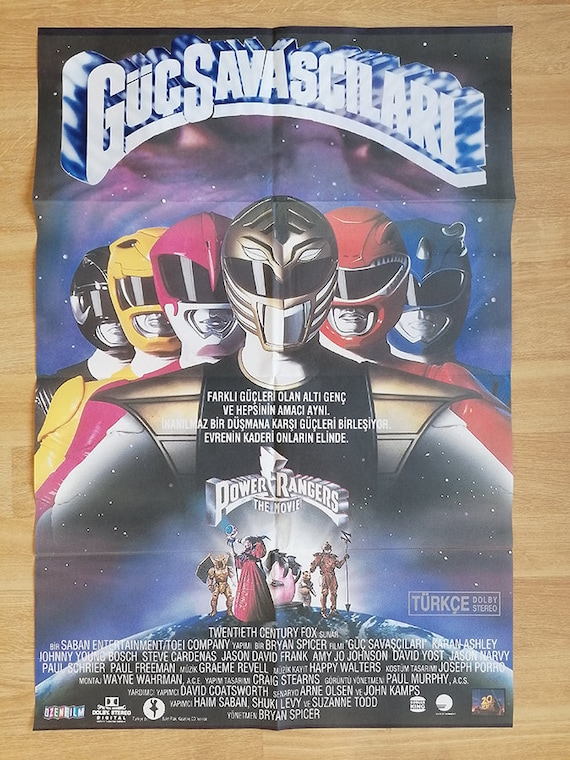Mighty Morphin Power Rangers The Movie Poster