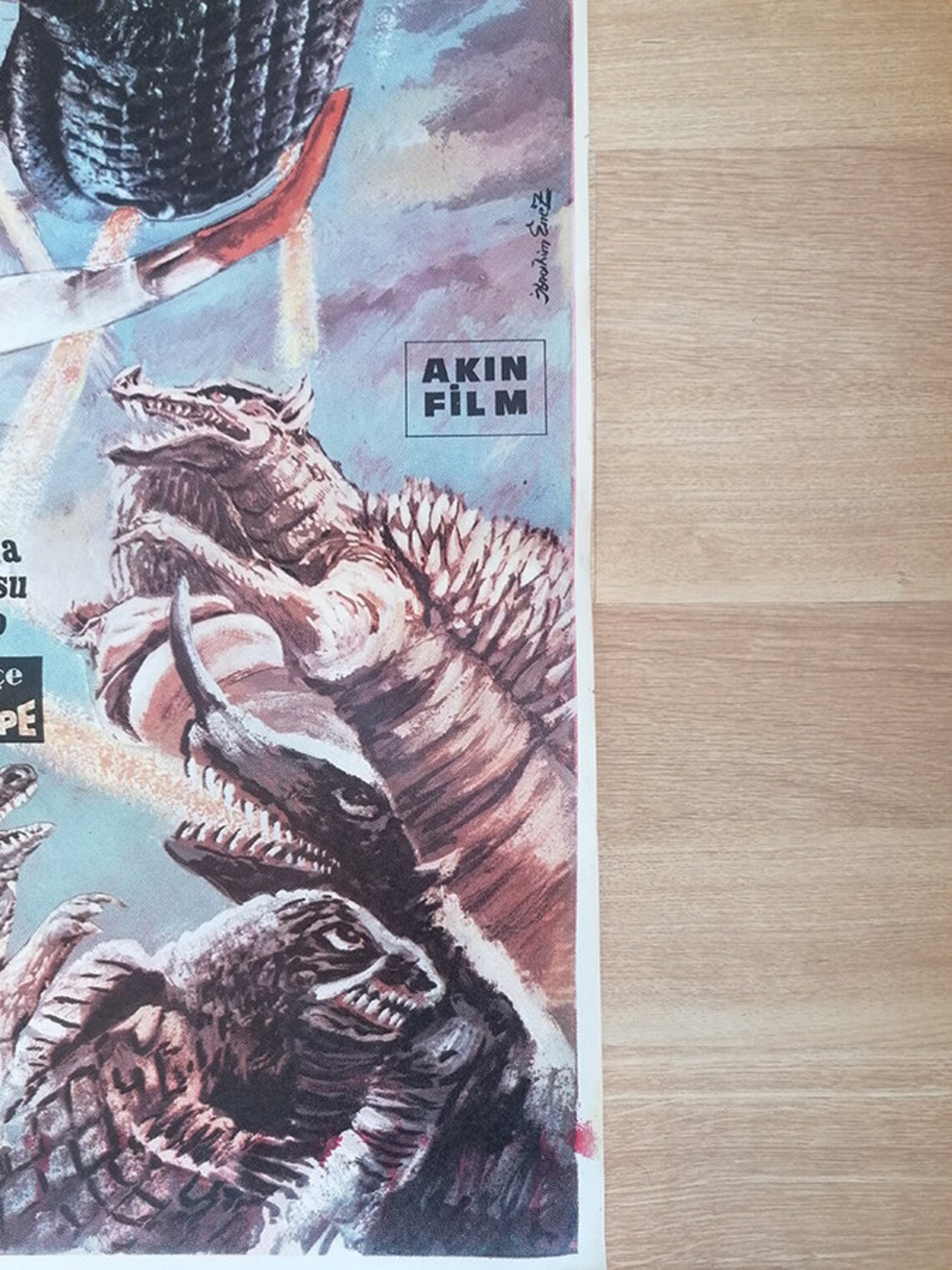 Gamera Flying Godzilla Uchu Kaijû Gamera Original Vintage Movie Cinema ...