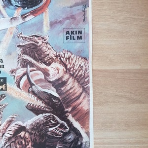 Gamera Flying Godzilla Uchu Kaijû Gamera Original Vintage Movie Cinema ...