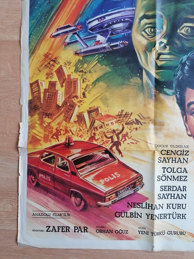 Badi Turkish E.T Original Vintage Movie Cinema Turkish Poster From 1983 ...