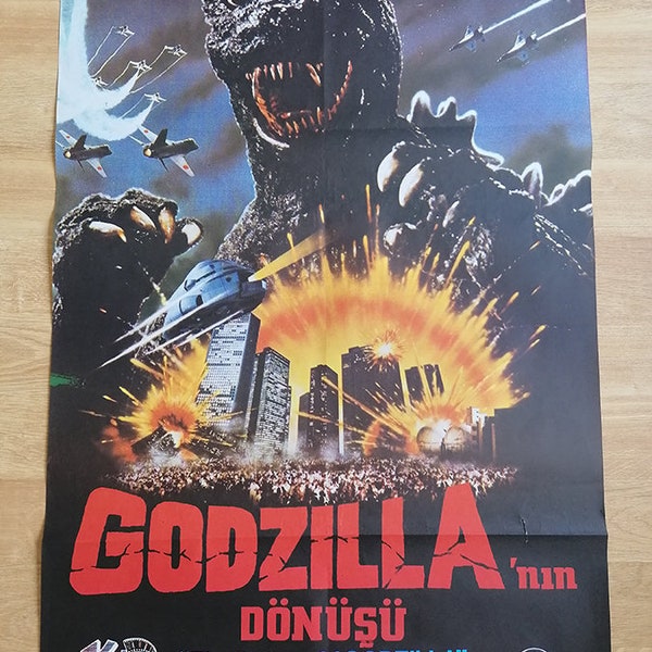 Godzilla 1984 Poster - Etsy