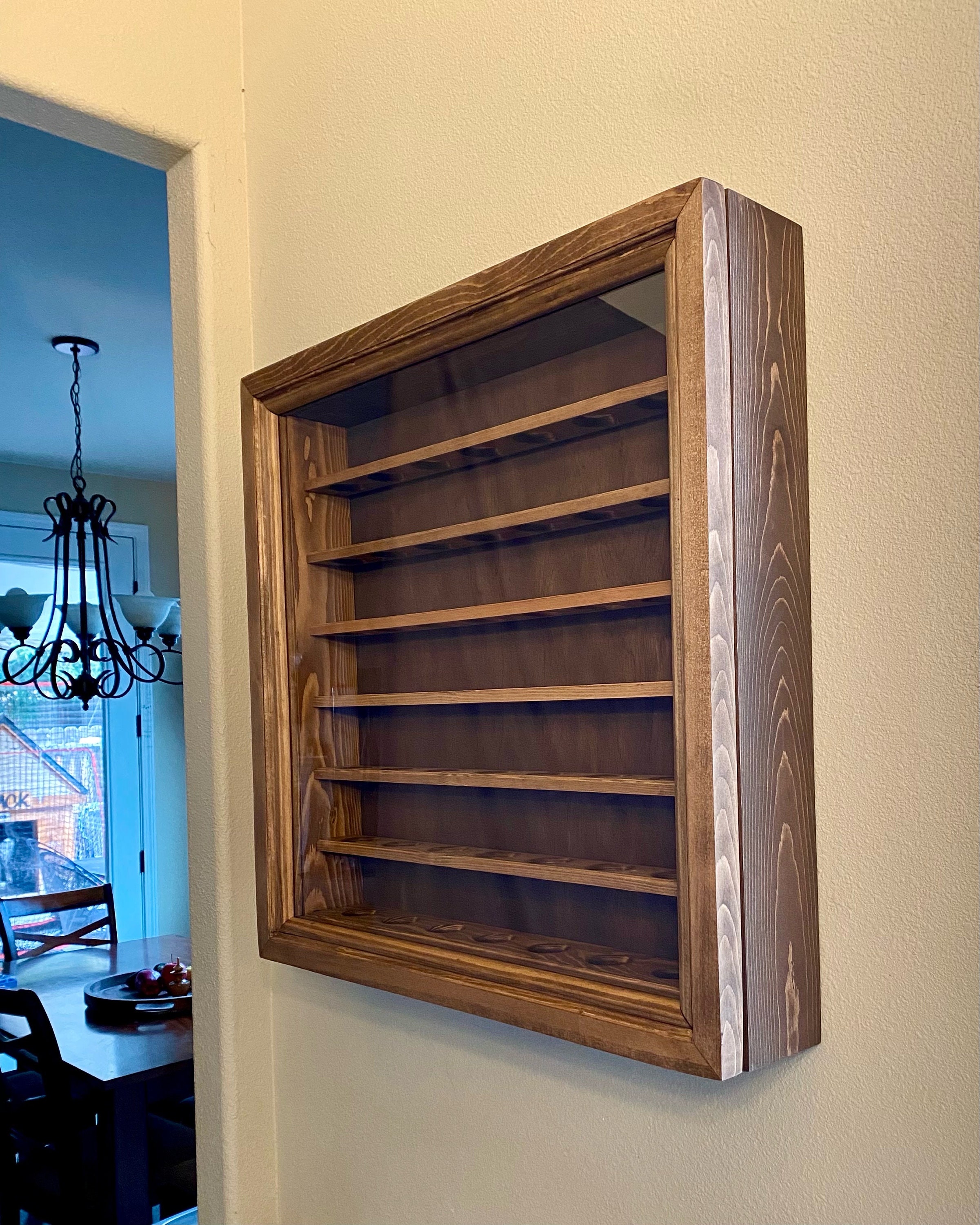 Baseball Display Case, Memorabilia Display, Baseball Cabinet, Wood ...