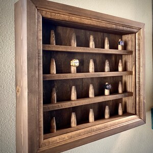 Championship Ring Display Case Holds 20 Rings Wood Display Case for ...