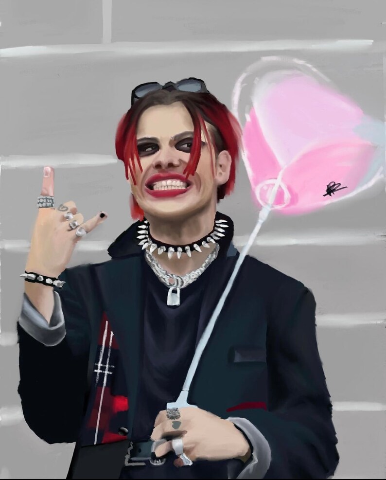 YUNGBLUD Art Print - Etsy