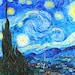 The Starry Night 1889 by Vincent Van Gogh - Etsy Ireland