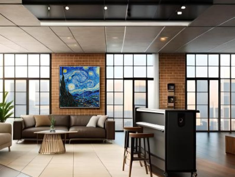 The Starry Night 1889 by Vincent Van Gogh - Etsy Ireland