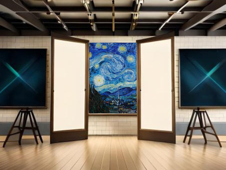 The Starry Night 1889 by Vincent Van Gogh - Etsy Ireland