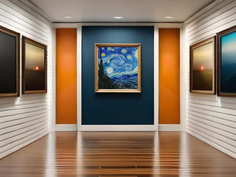 The Starry Night (1889) by Vincent Van Gogh - Etsy Ireland
