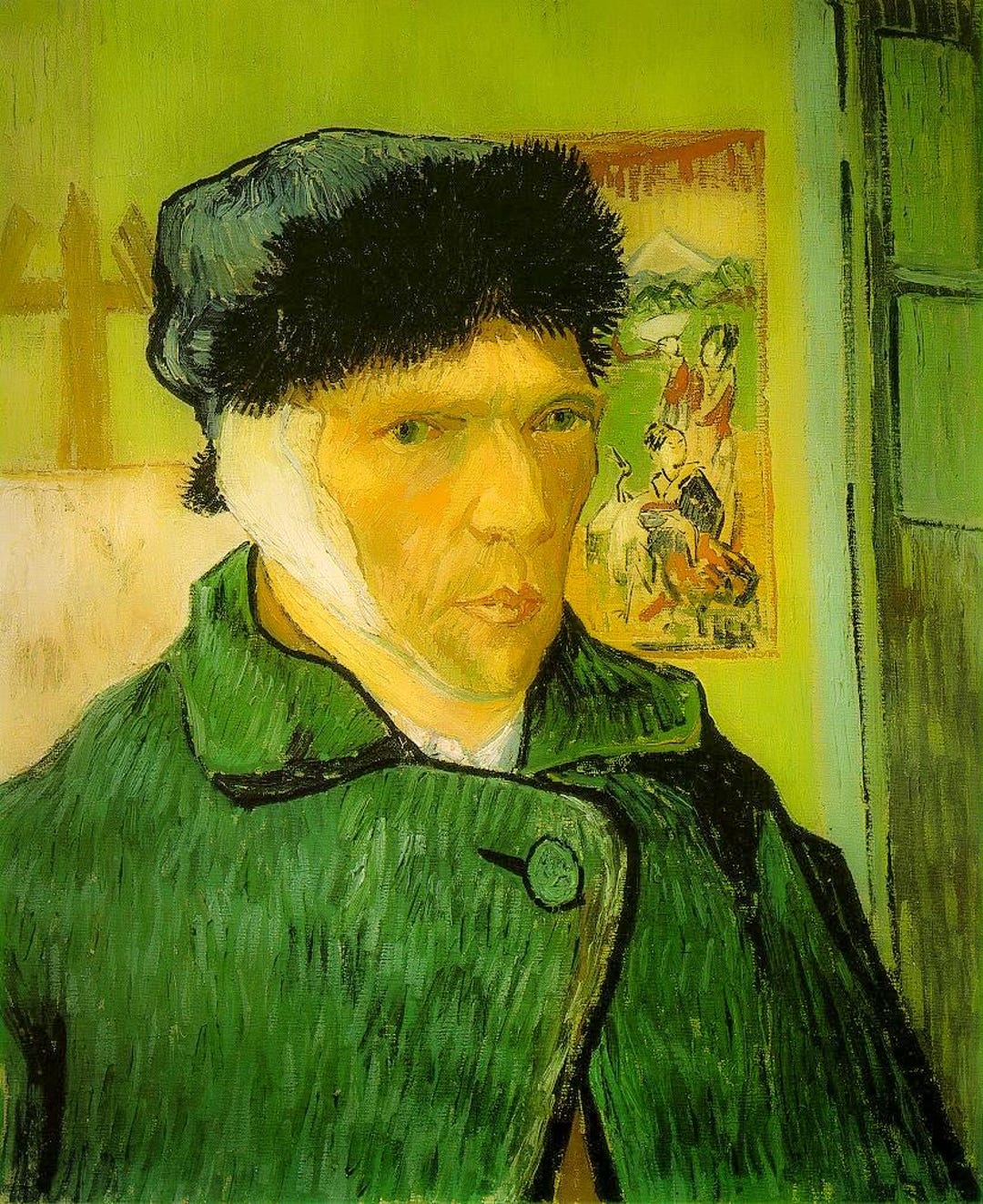 Vincent Van Gogh Self-portrait With Bandaged Ear - Wilson @rt Digital ...