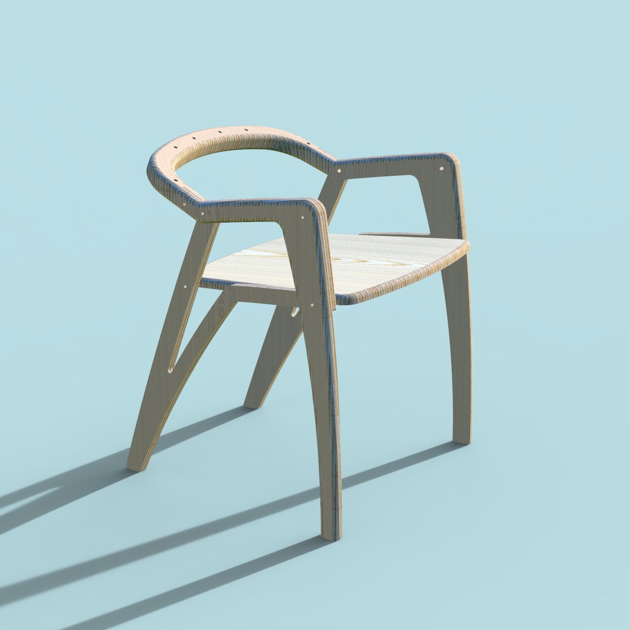 Plywood or Solid Wood Chair Plan for Dining Table - Etsy