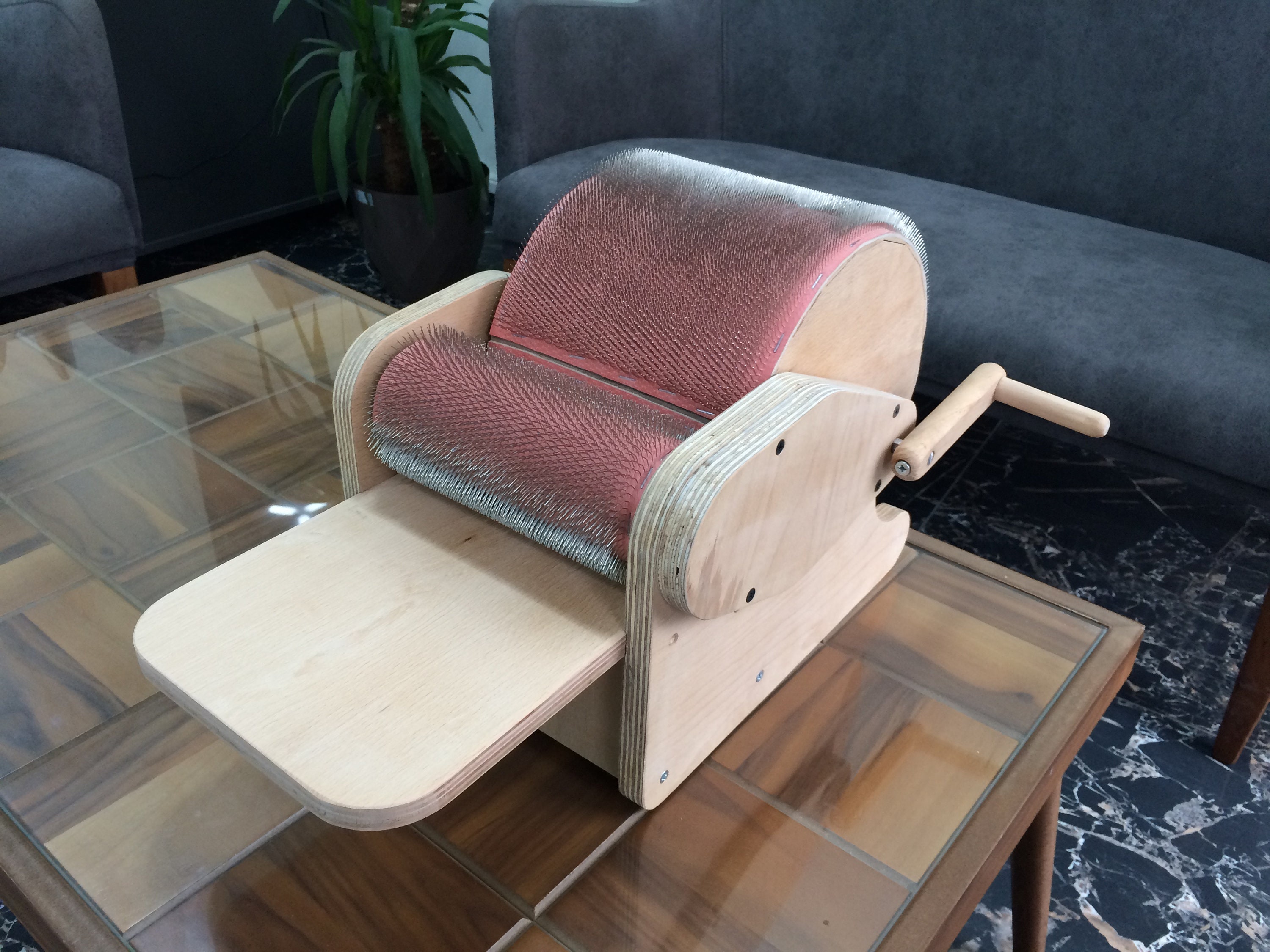 Drum Carder With Gear , Beltless, 72 Tpi, 120 Tpi, Blending, Fine to ...