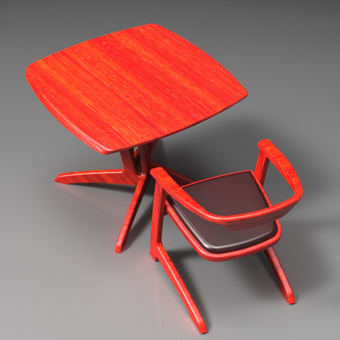 Wooden Table, Live Edge Dining Table, Meeting Table, Dining Room Set ...