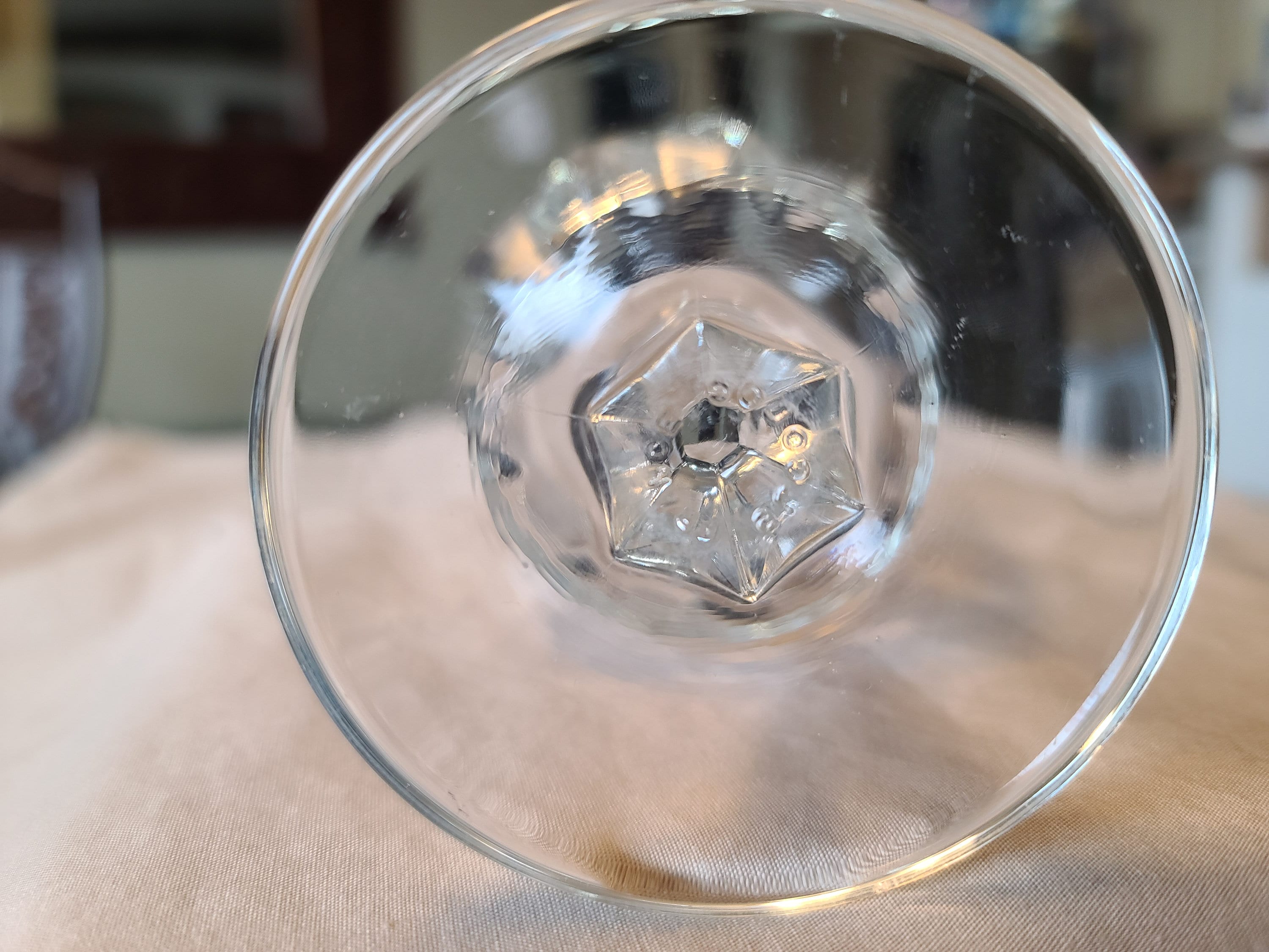 VINTAGE SET OF 2 Arcoroc France Cut Crystal Glasses' Crystal Wine ...