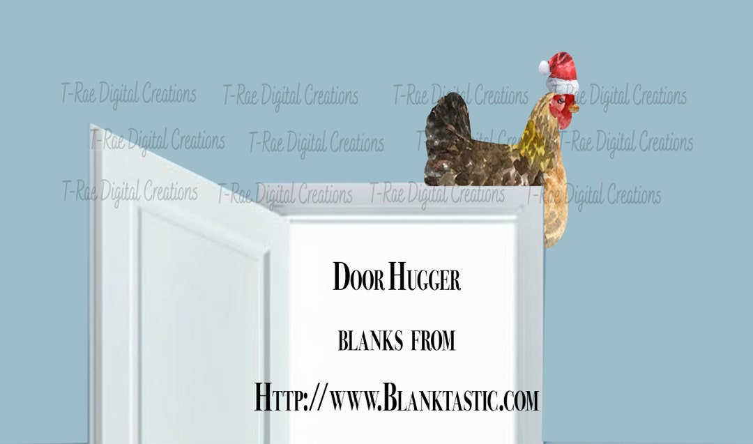Christmas Chicken Door Corner Hugger * PLEASE Read Description Before ...