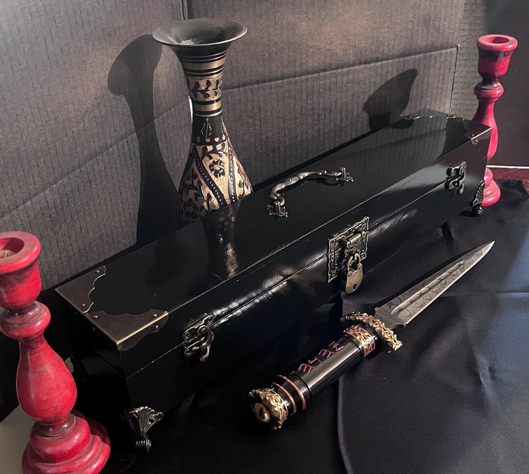 Ritual Athame for Dark Priests, Necromancers and Daemonolators Engraved ...