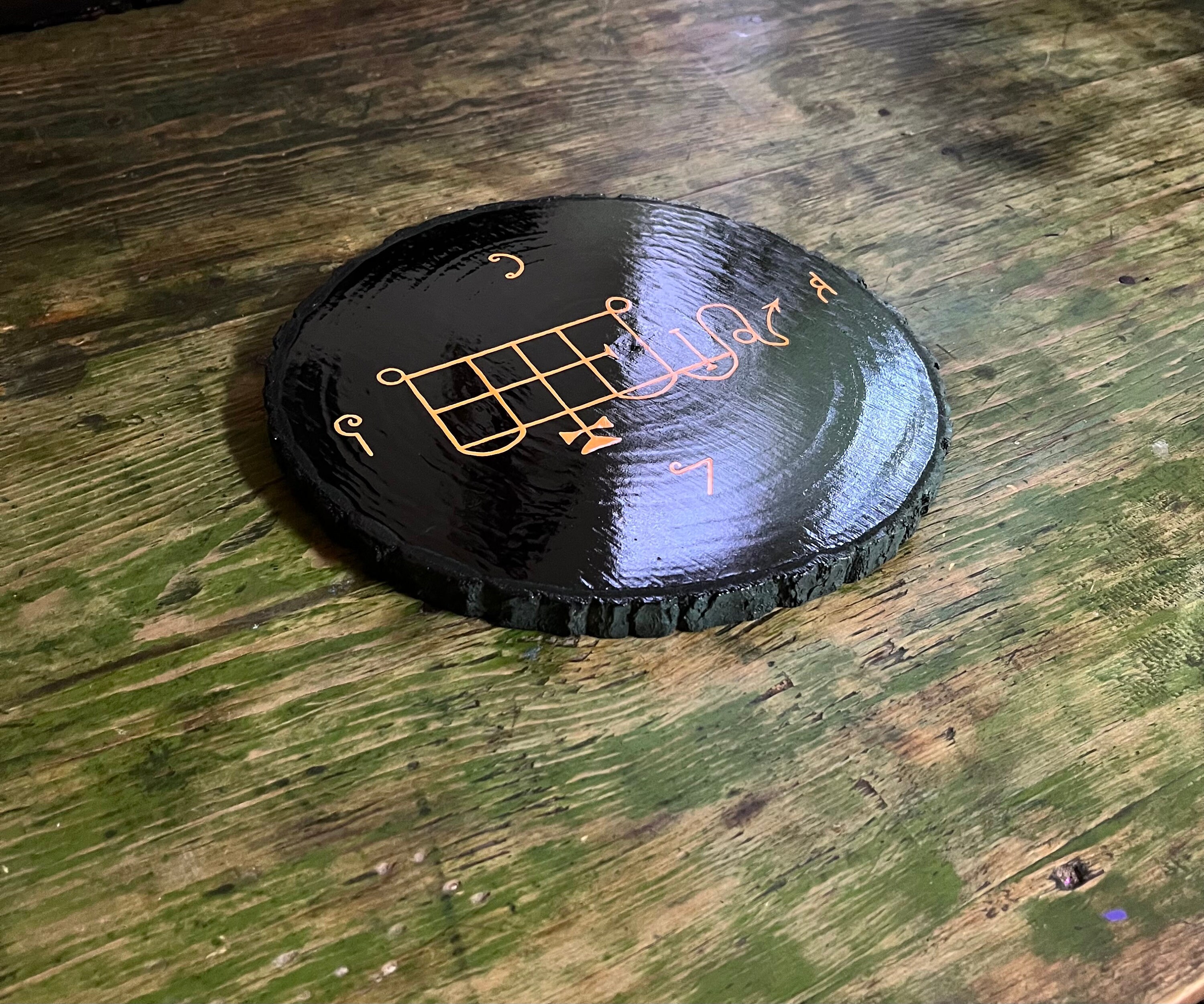 Bune bim Bime Plaque Demon Duchess Hand-painted Sigil - Etsy