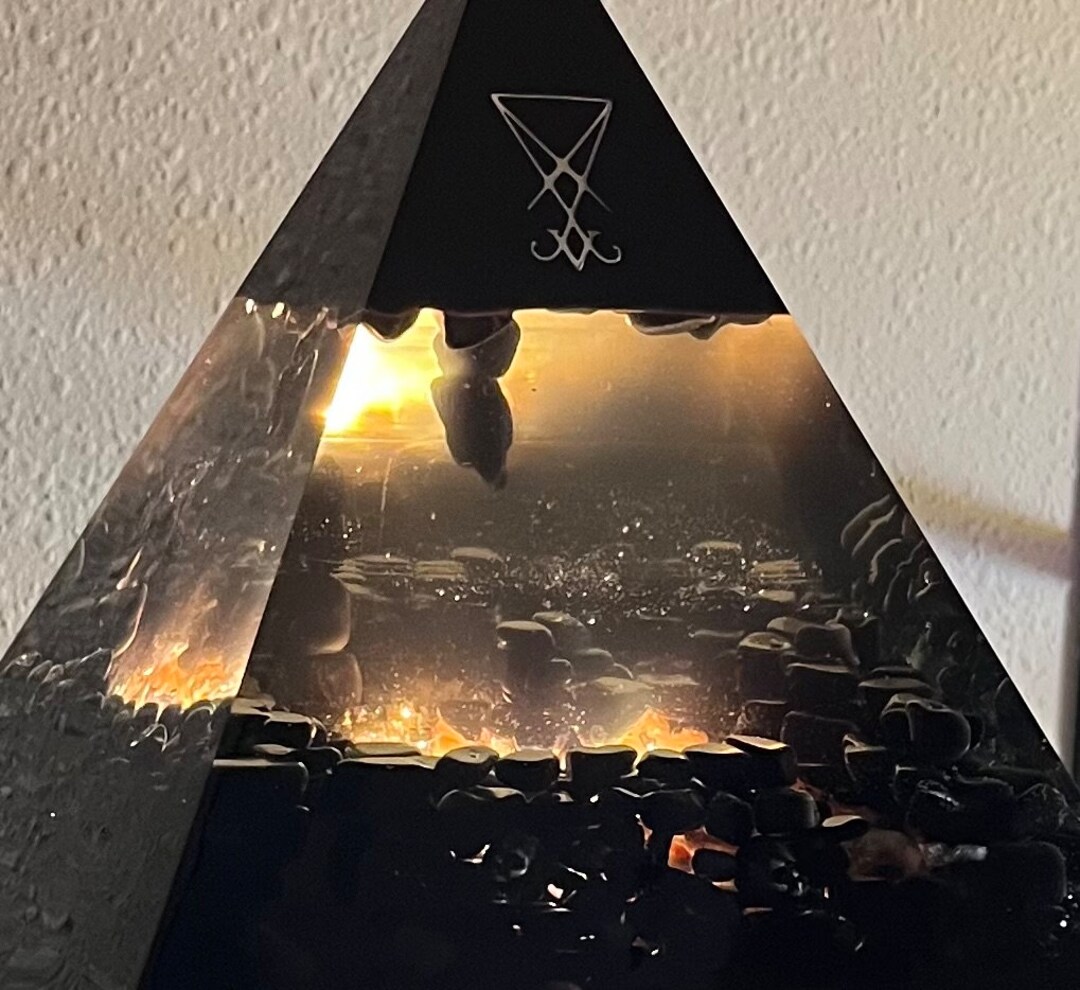 Hell Awaits Lucifer and the River of Fire III Handmade by 777 Unique to ...