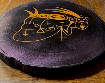 Bune bim Bime Plaque Demon Duchess Hand-painted Sigil | Etsy