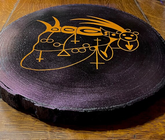 Bune bim Bime Plaque Demon Duchess Hand-painted Symbol | Etsy