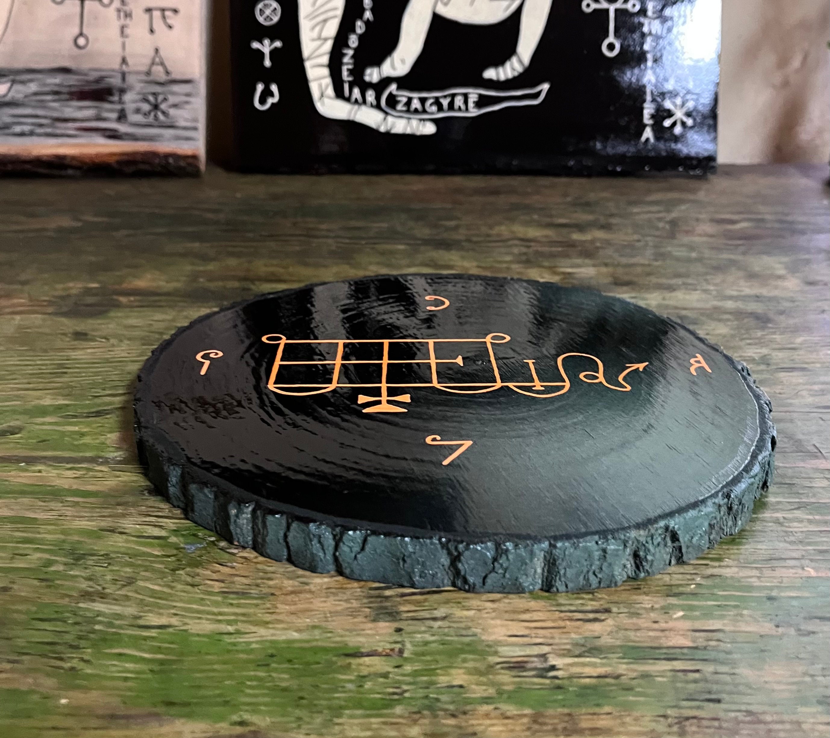 Bune bim Bime Plaque Demon Duchess Hand-painted Sigil - Etsy