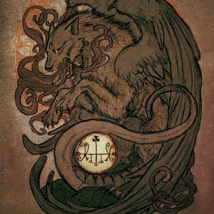 MARCHOSIAS - Daemon Marquise of the Day - Handmade by 777 - Unique to ...