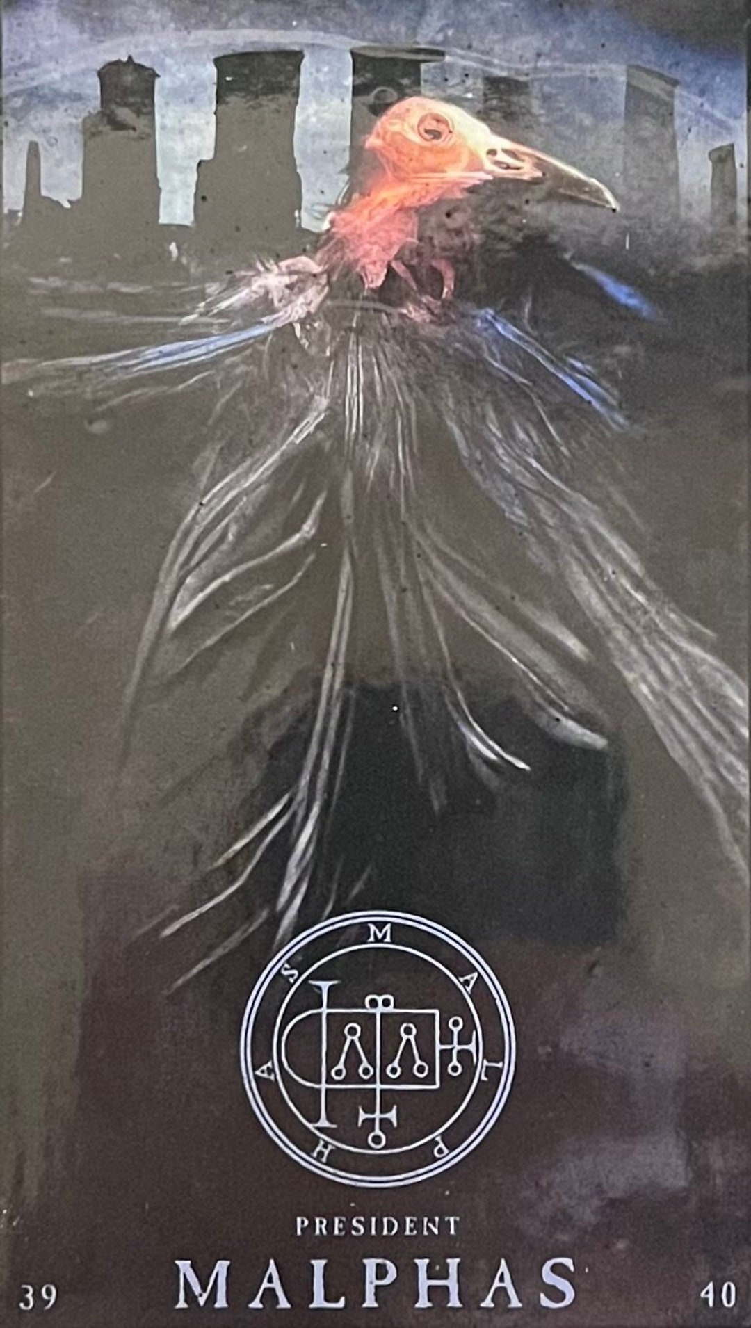 Malphas Tarot Card Box W/ Lock and Key Keep Things Secreted - Etsy