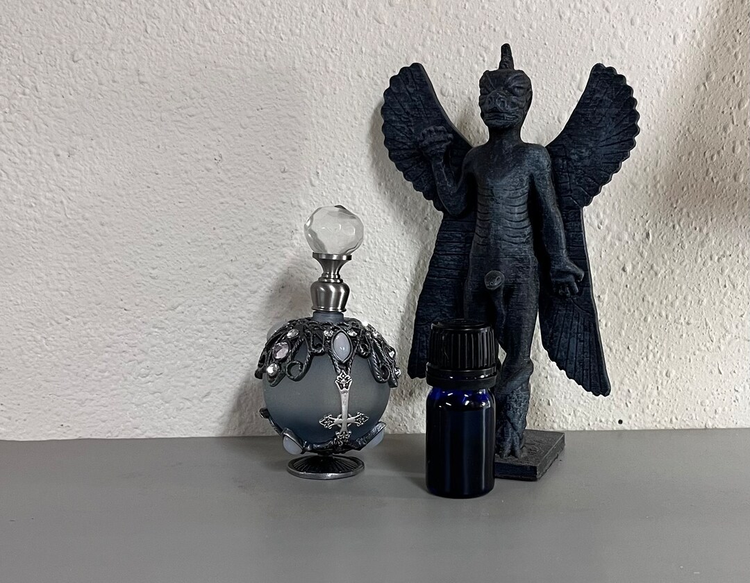 Daemonic Temple/altar Oil & Inverted Cross Vial Made by 777, A Fine ...