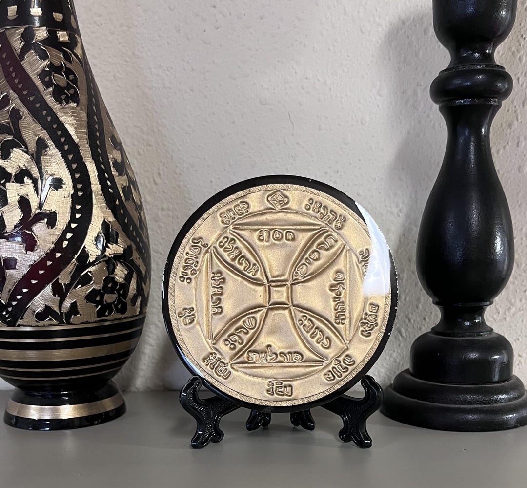 7th Pentacle of Sun - to See Invoked Spirits - Made by 777 From a ...