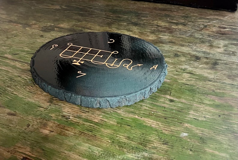 Bune bim Bime Plaque Demon Duchess Hand-painted Sigil - Etsy