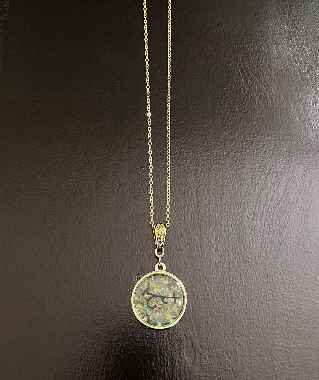 Dukante Sigil of Astaroth Over Peridot and Aventurine - Handmade by 777 ...