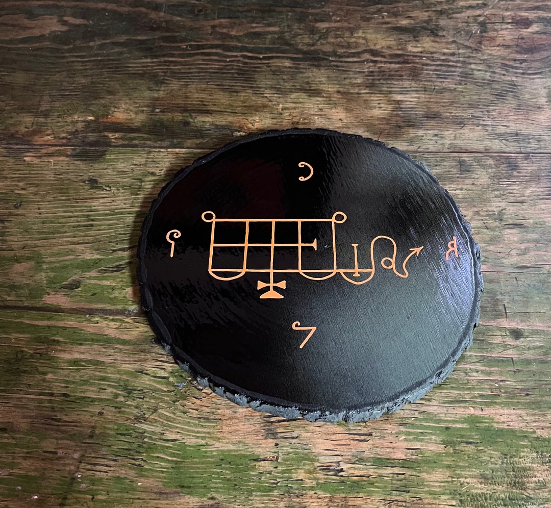 Bune bim Bime Plaque Demon Duchess Hand-painted Sigil - Etsy