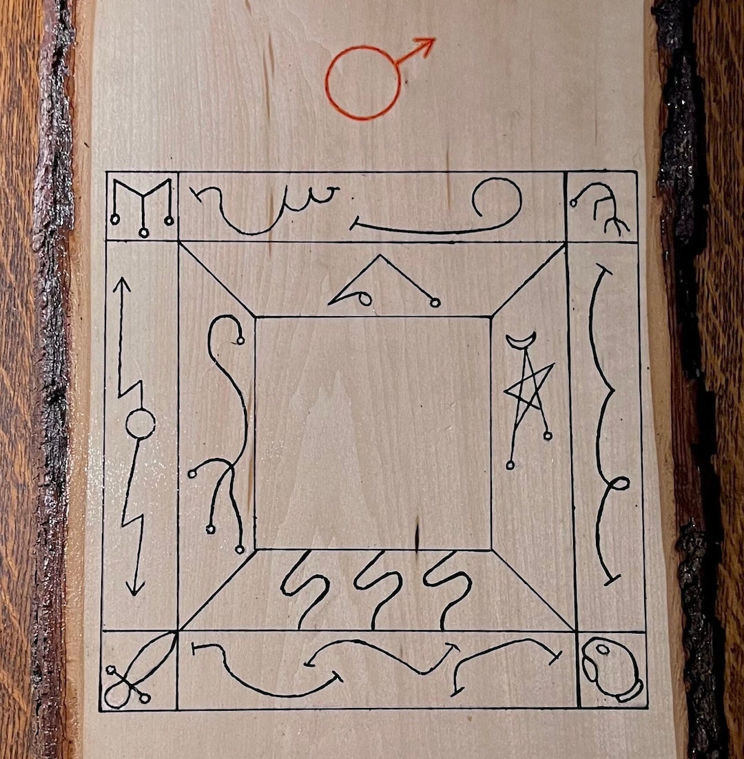 The Gate of Nergal mars From Simon's Necronomicon Hand-painted One of a ...