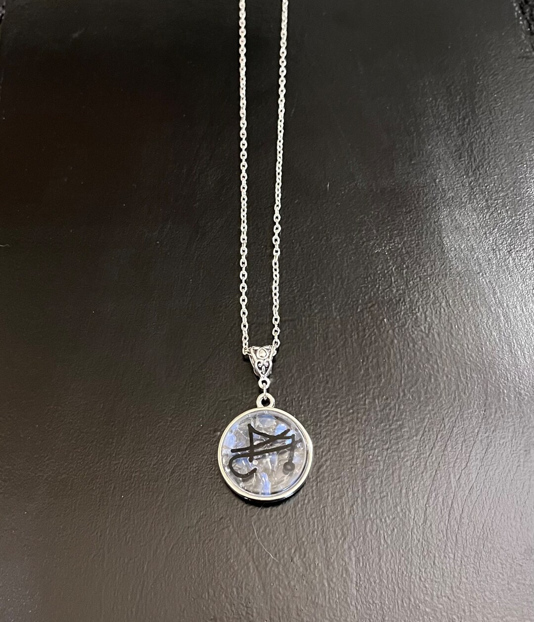 Dukante Sigil of Lucifer Over Opalite - Handmade by 777 - Unique to ...