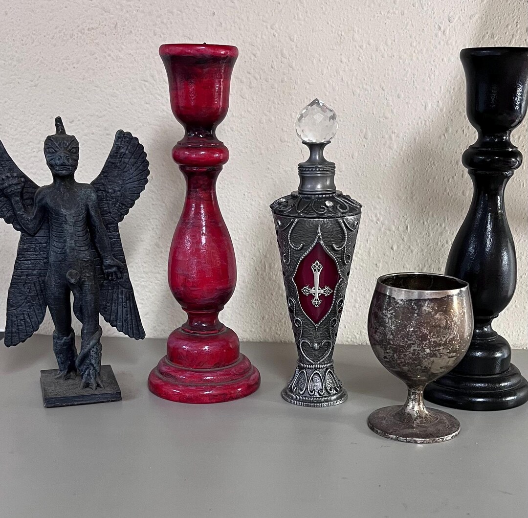 Daemonic Temple/altar Oil & Inverted Cross Vial Made by 777, A Fine ...