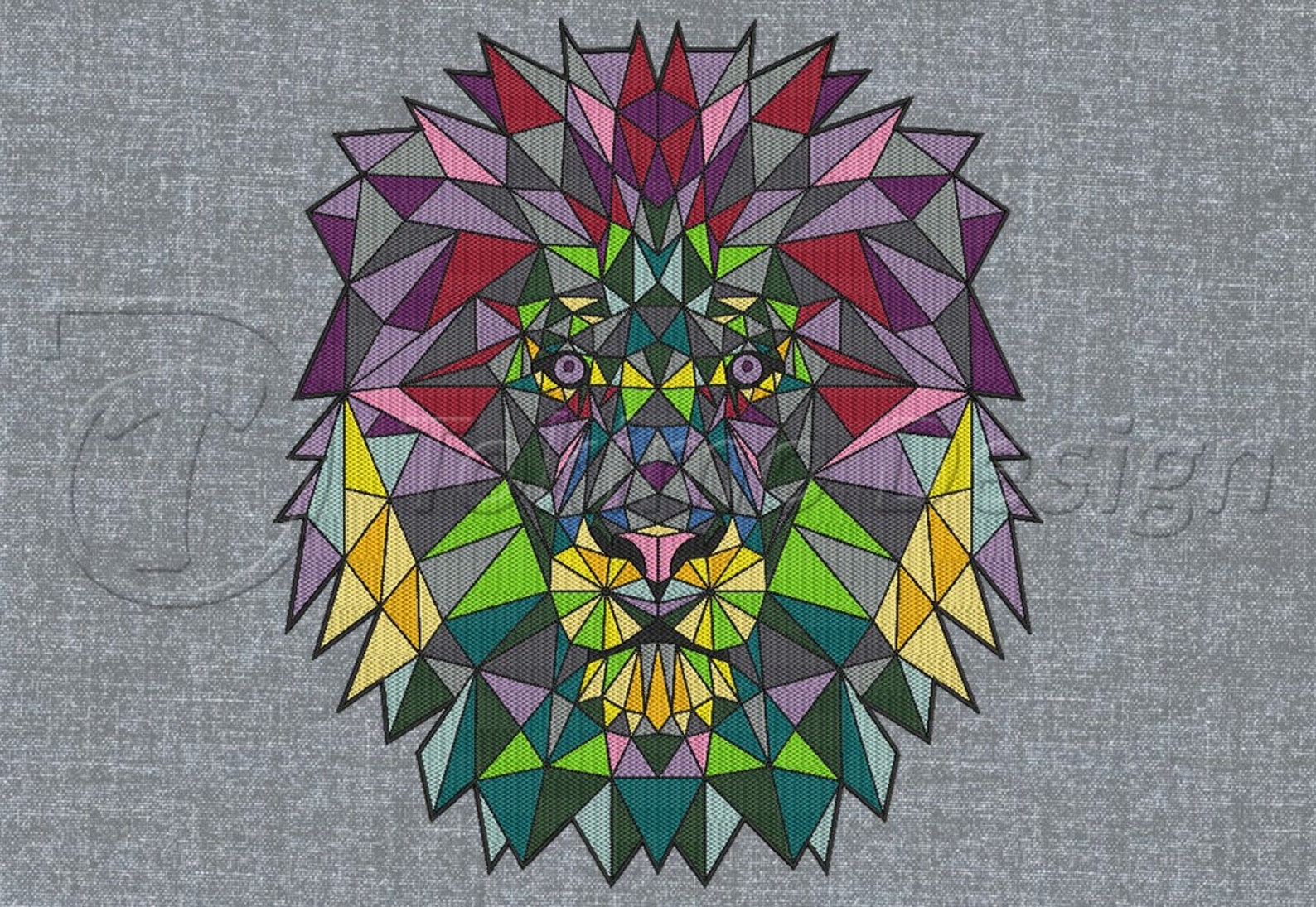 LION Machine Embroidery Design Pattern DST Only | Etsy