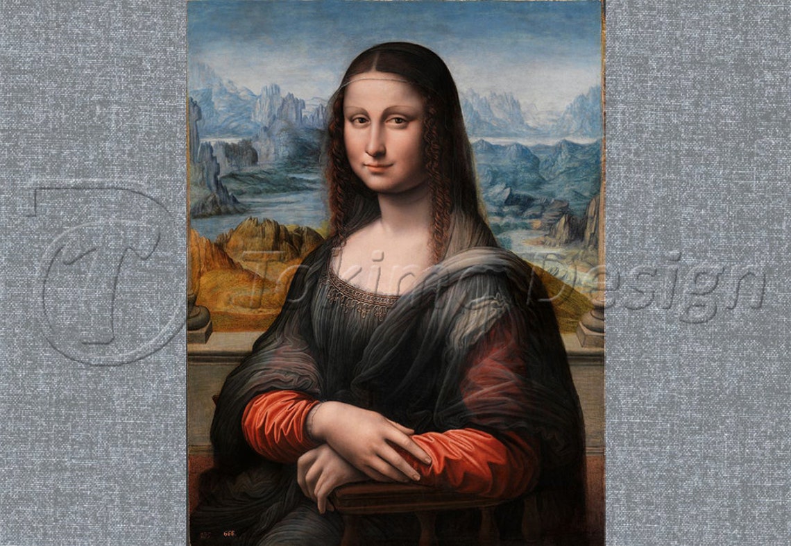 Mona Lisa - Machine Embroidery Design Pattern (DST ONLY) - 1 Sizes - Etsy
