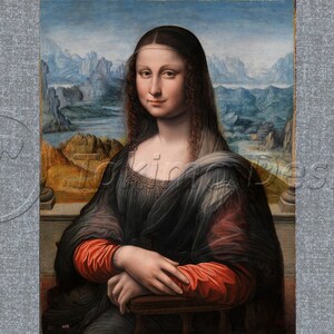 Mona Lisa - Machine Embroidery Design Pattern (DST ONLY) - 1 Sizes - Etsy