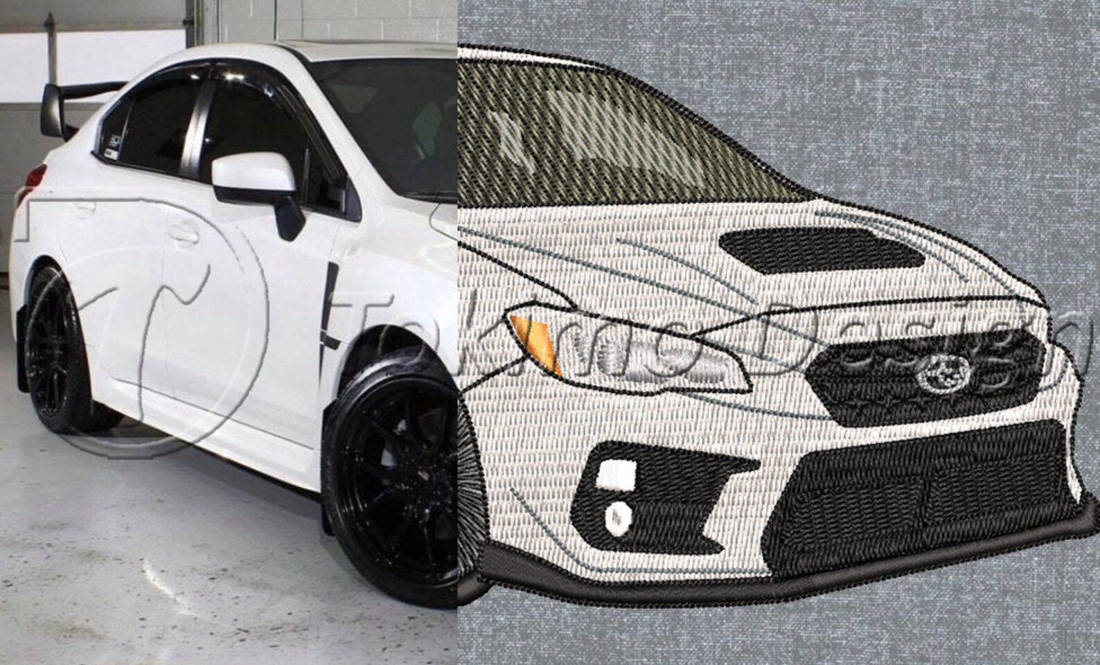 Car Machine Embroidery Design 4 Sizes - Etsy