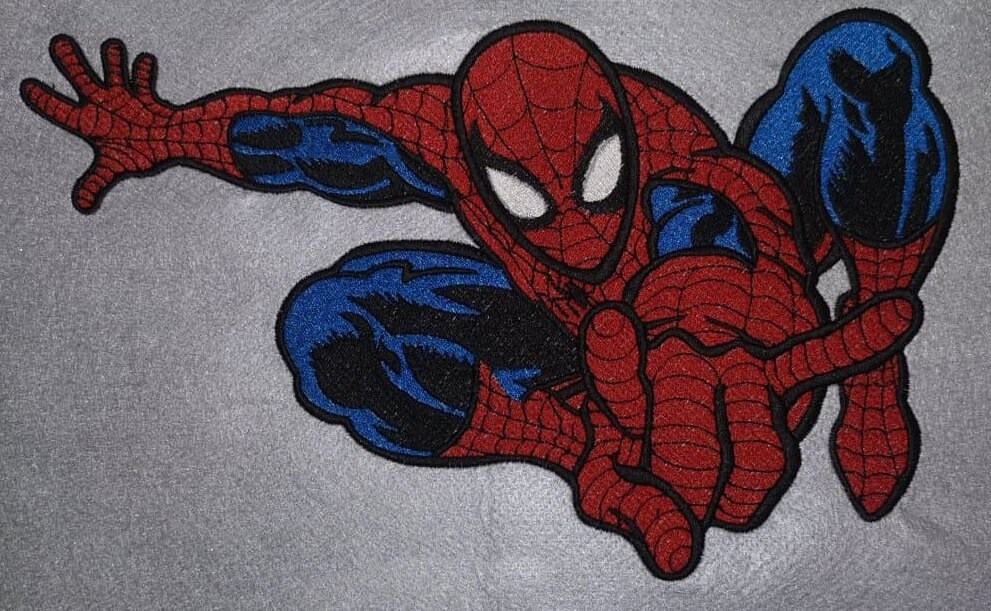 Spider Man Machine Embroidery Design Pattern 4 Sizes | Etsy