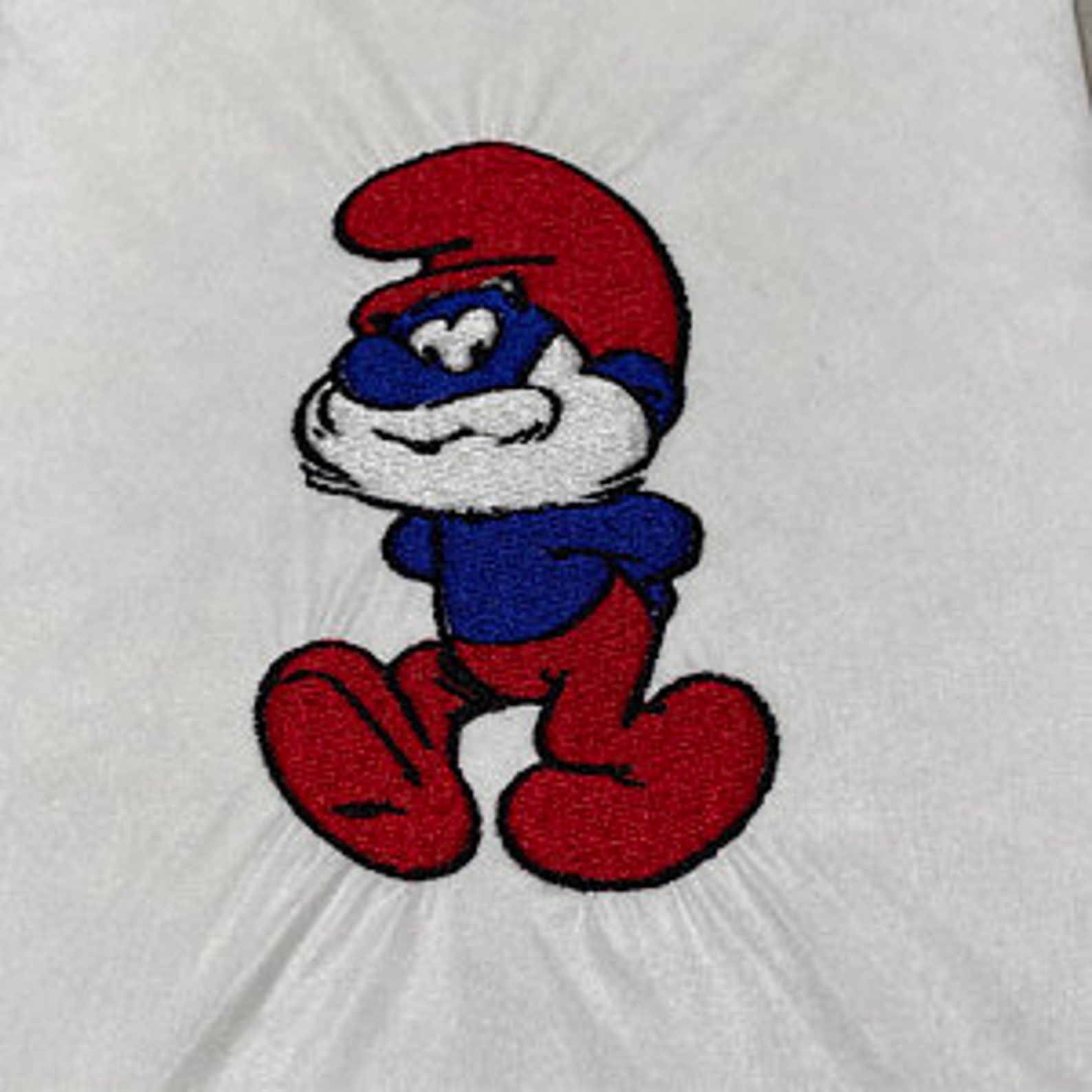 Smurfs – Papa - Smurf Machine Embroidery Design Pattern – 3 Sizes - Etsy